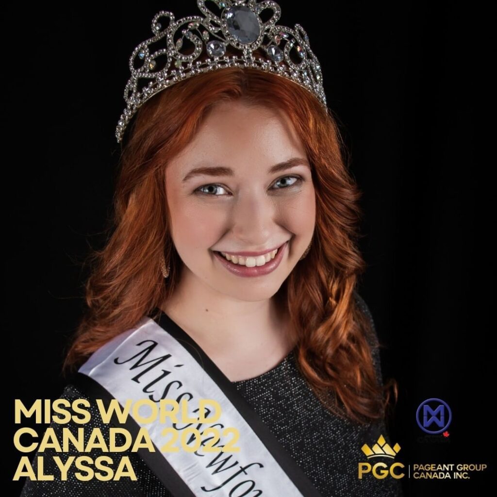 Alyssa Cutler - Miss World Canada 2022 Finalist - PeruMira