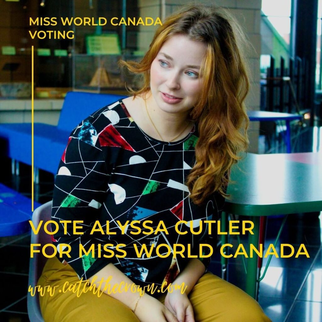 Alyssa Cutler - Miss World Canada 2022 Finalist - PeruMira