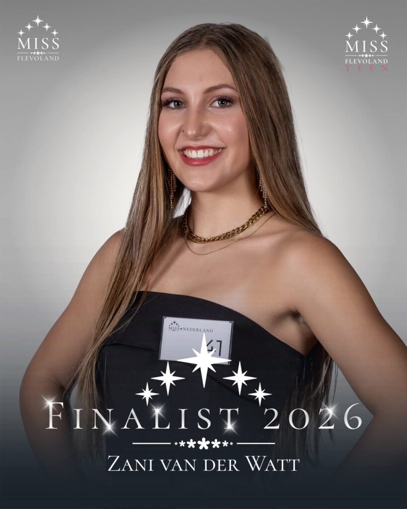 Zani van der Watt - Finaliste van Miss Flevoland Teen 2026